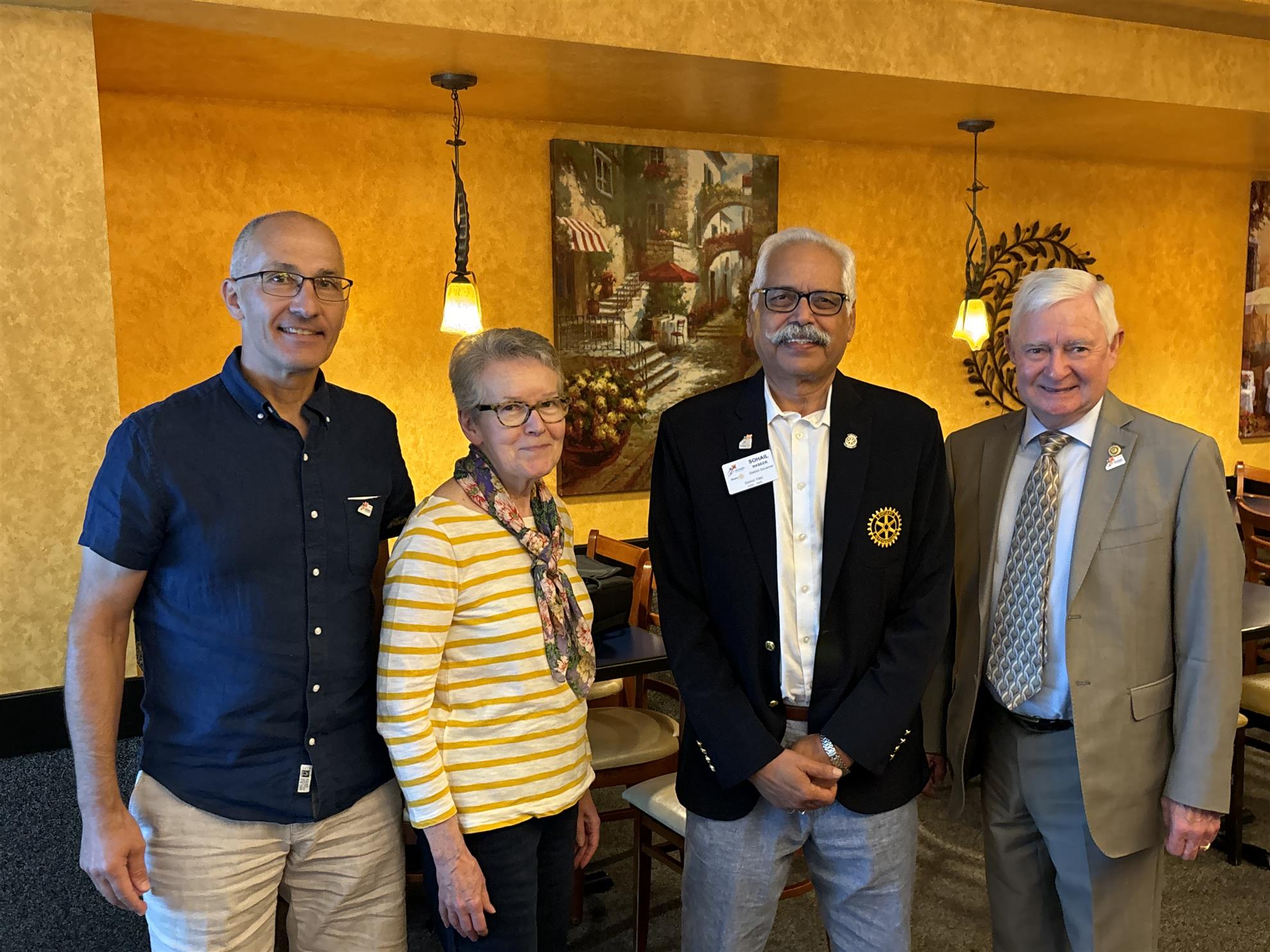 7080 District Governor visit | Rotary Club of Kitchener Grand River