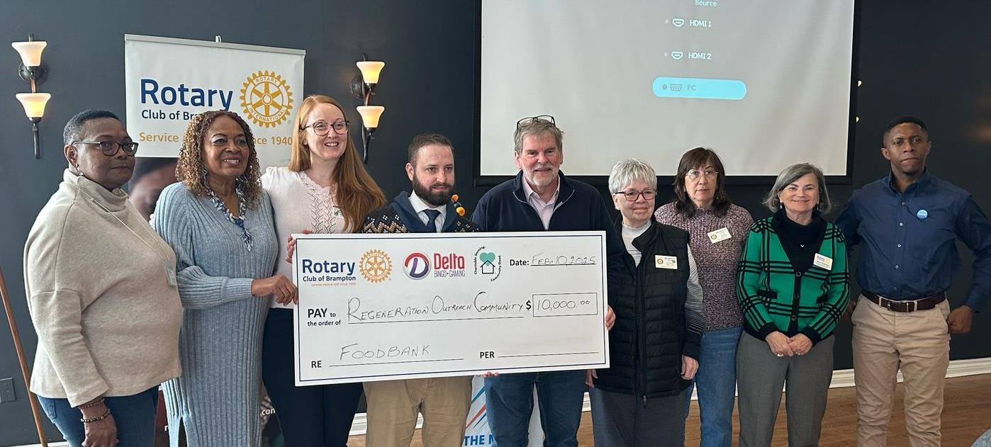 Peace Presentation and Cheque Presentation | Rotary Club of Brampton