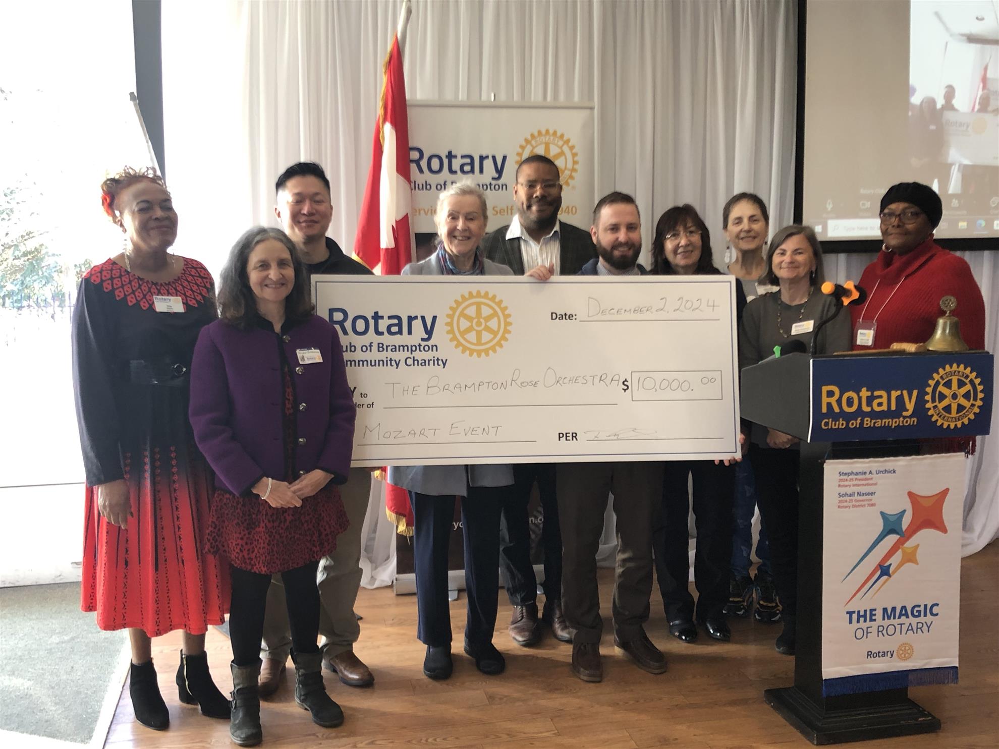 Gary Comerford (RCO) and Welcoming New Member Jobin Varughese | Rotary ...