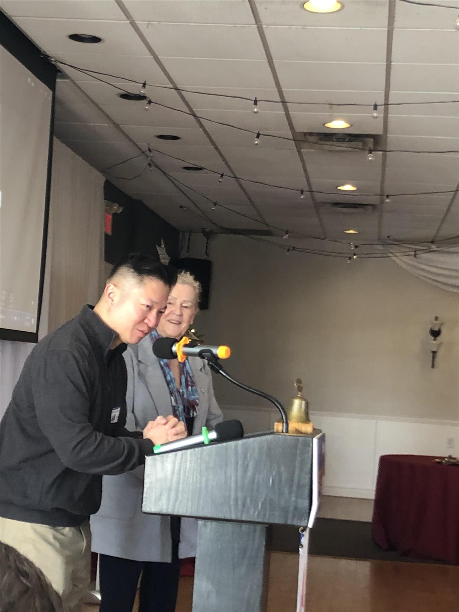Gary Comerford (RCO) and Welcoming New Member Jobin Varughese | Rotary ...