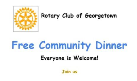 Community Dinners | Rotary Club of Georgetown
