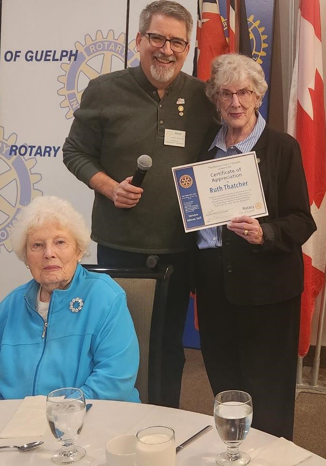 Ruth Thatcher is Back! | Rotary Club of Guelph