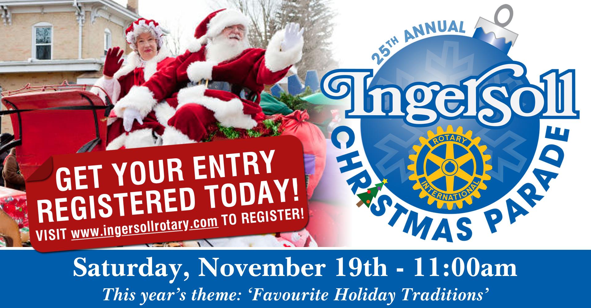 25th Annual Ingersoll Rotary Christmas Parade | The Rotary Club of ...