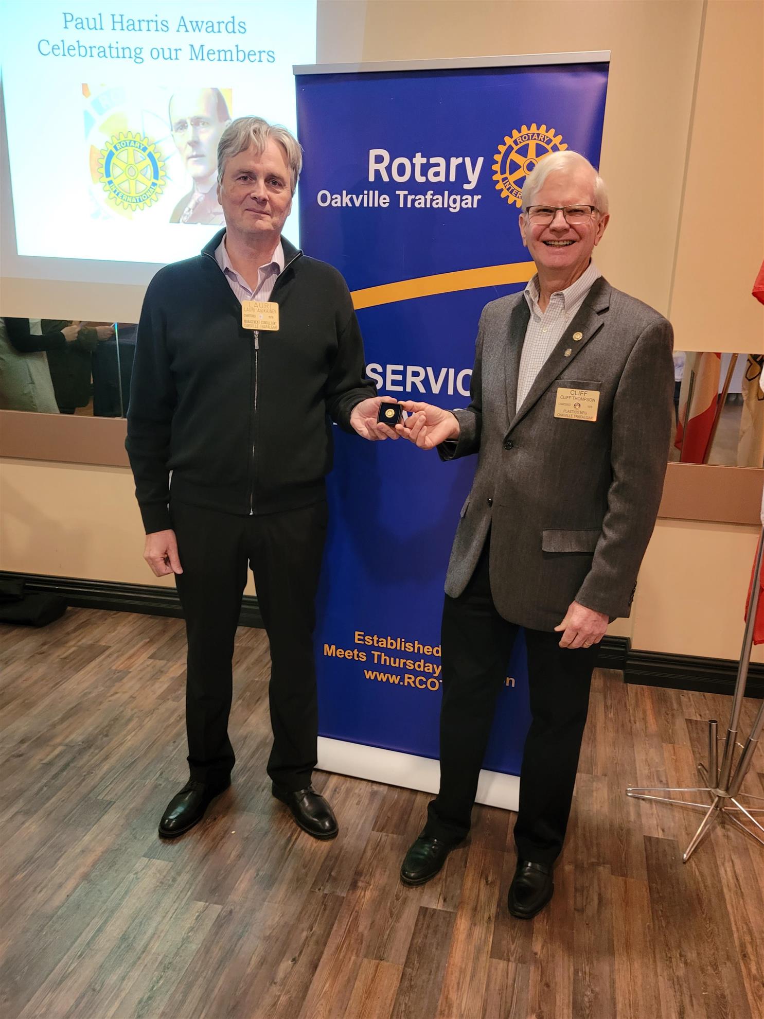 2022 Club Paul Harris Recognition Event | Rotary Club of Oakville Trafalgar