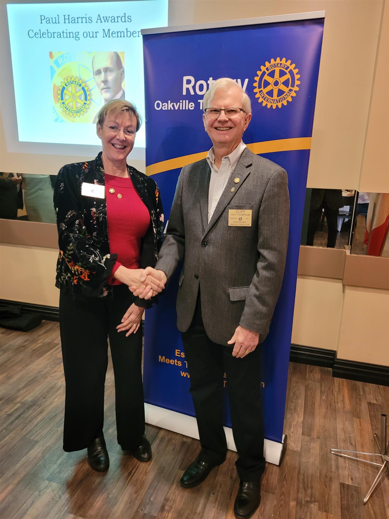 2022 Club Paul Harris Recognition Event | Rotary Club of Oakville Trafalgar