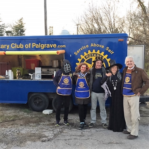 Halloween with Chuck at the collision centre | Rotary Club of Caledon