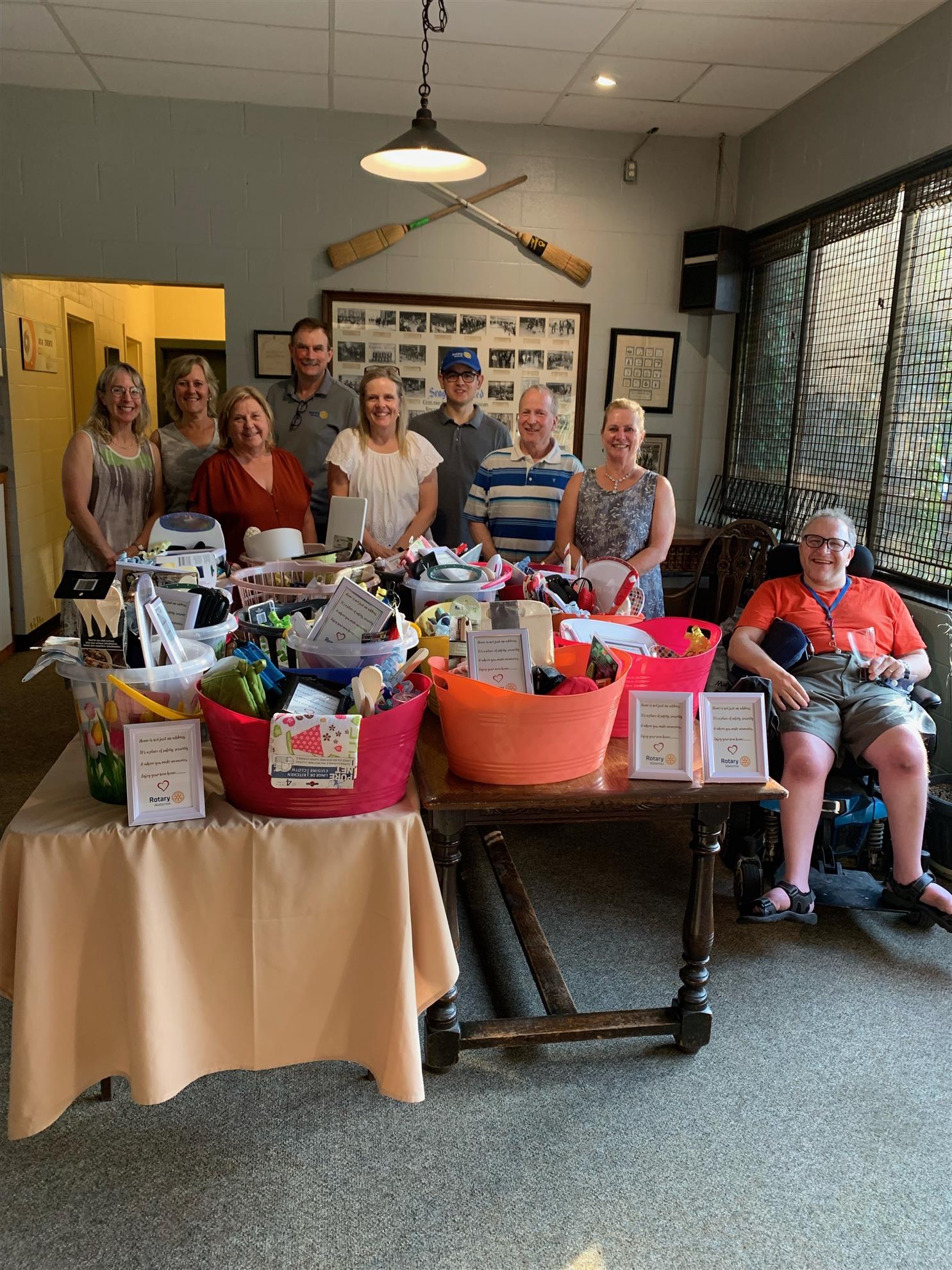 Baskets for the Working Center | Rotary Club of Waterloo