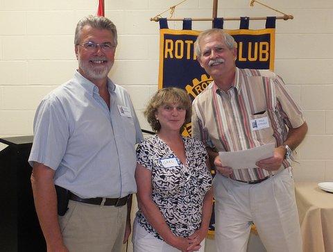 The Rotary Club of Waterloo welcomes its newest member Gael Gilbert ...
