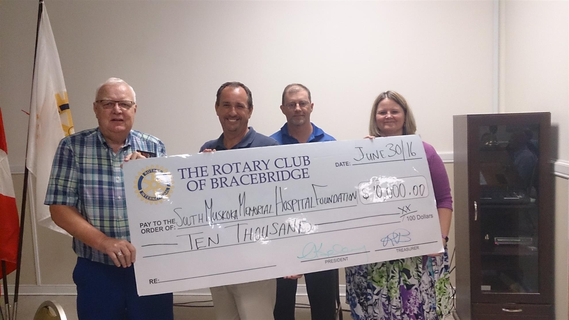 Rotary continues to Support South Muskoka Hospital Foundation | Rotary ... Rotary continues to Support South Muskoka Hospital Foundation | Rotary ...