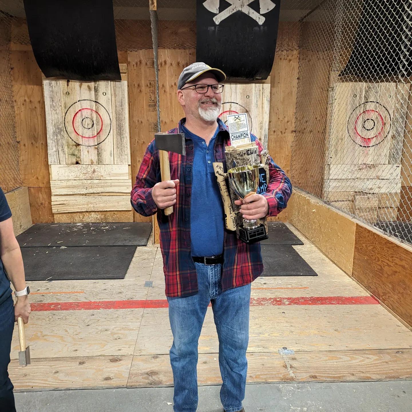 Axe Throwing Champion | Rotary Club of Bridgenorth-Ennismore-Lakefield