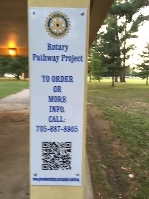 New Sign at Gull Lake Rotary Park | Rotary Club of Gravenhurst