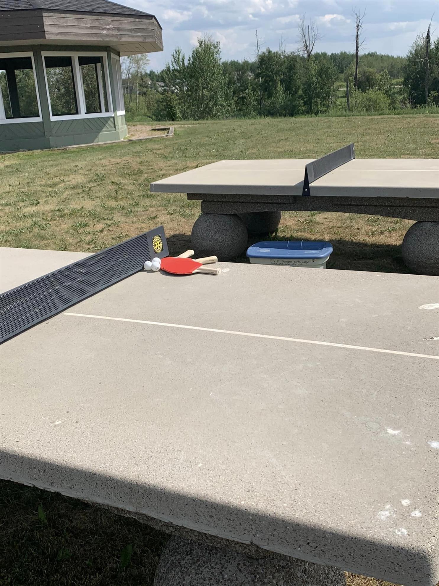 Du ping pong en plein air? | Club Rotary de Hearst 25487