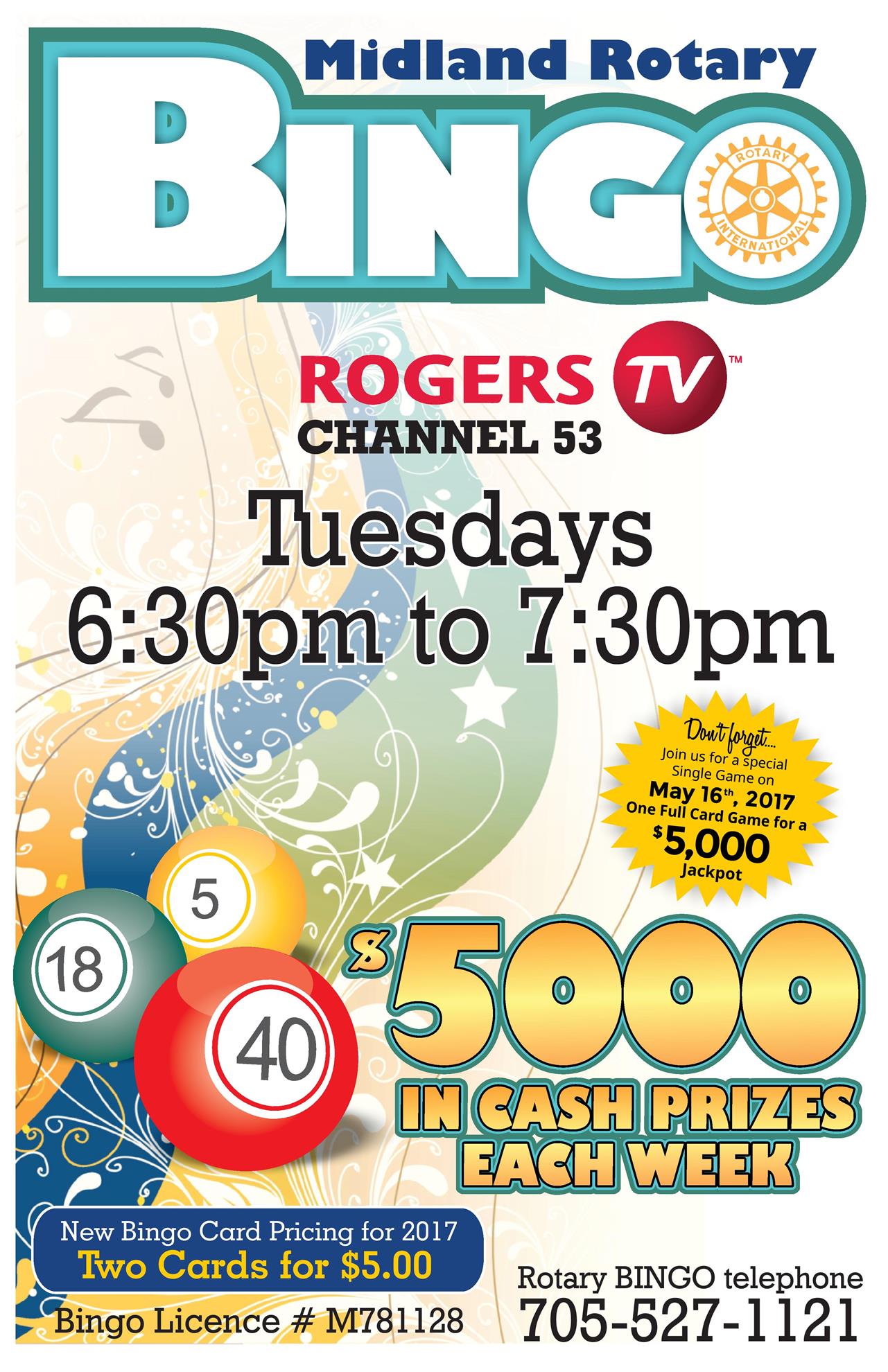 Midland Rotary TV Bingo | Rotary Club of Midland
