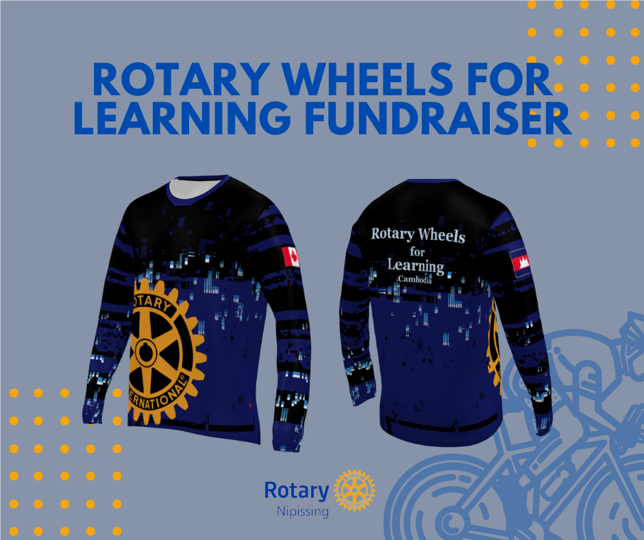 Wheels for Learning Jerseys | The Rotary Club of North Bay-Nipissing