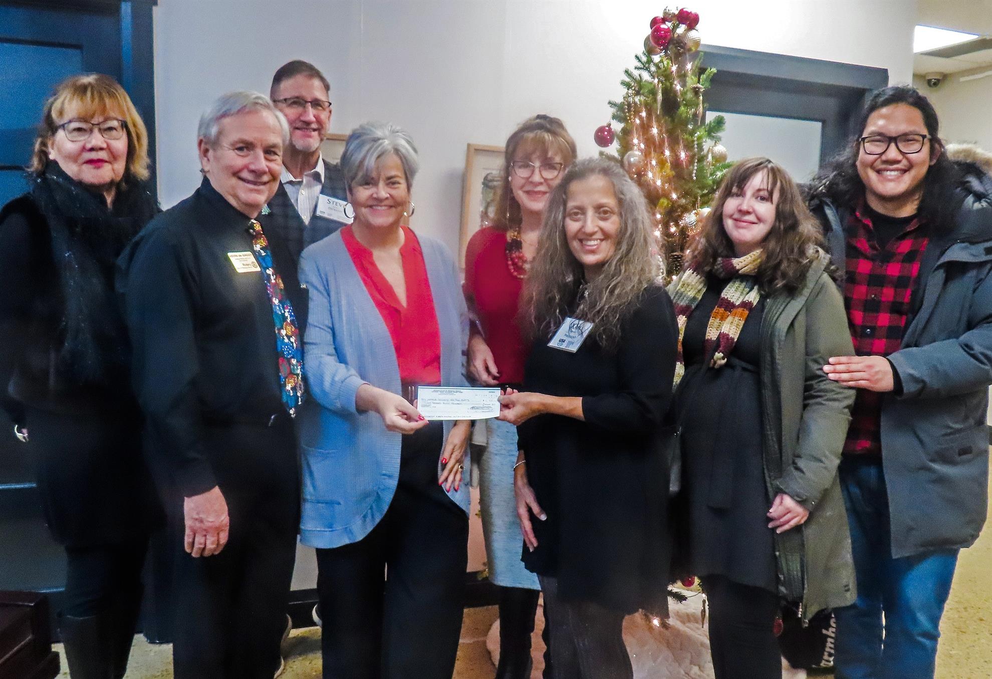 Three charities received their cheques! | Rotary Club of Wasaga Beach