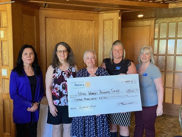 4 Langley Rotary Clubs Support Ishtar | Rotary Club of Langley