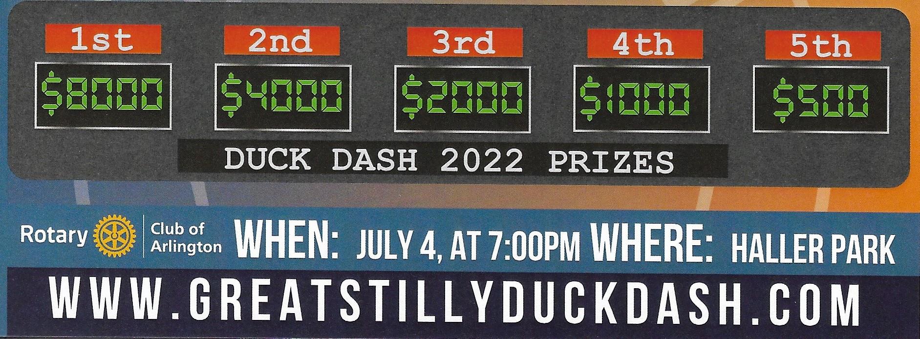 Duck Dash Winners | Rotary Club of Arlington
