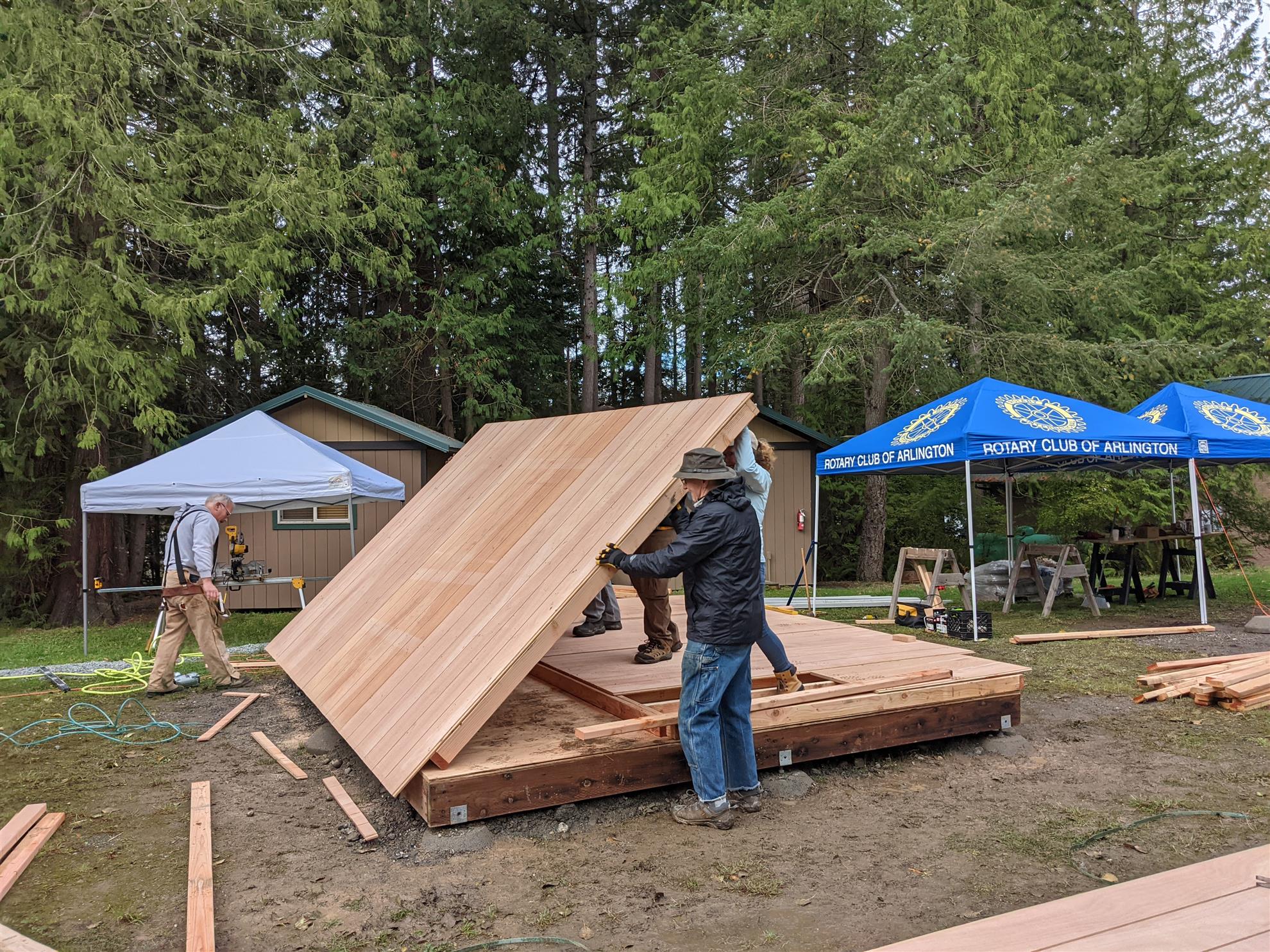 2021 Fire Mtn Cabin Project | Rotary Club of Arlington