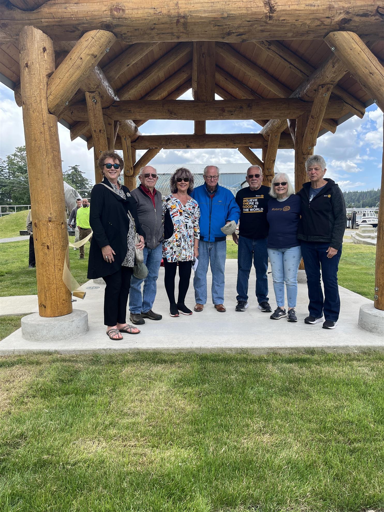 Ribbon Ceremony Conner Waterfront Park | Rotary Club of LaConner