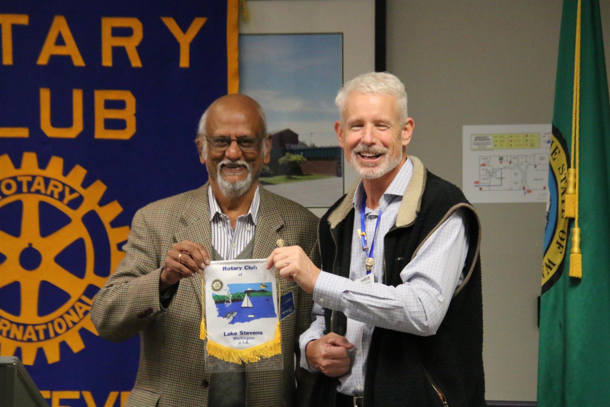 District Governor Raj's Visit | Lake Stevens Rotary