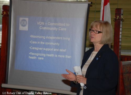 Presentation on VON | Rotary Club of Dundas Valley Sunrise