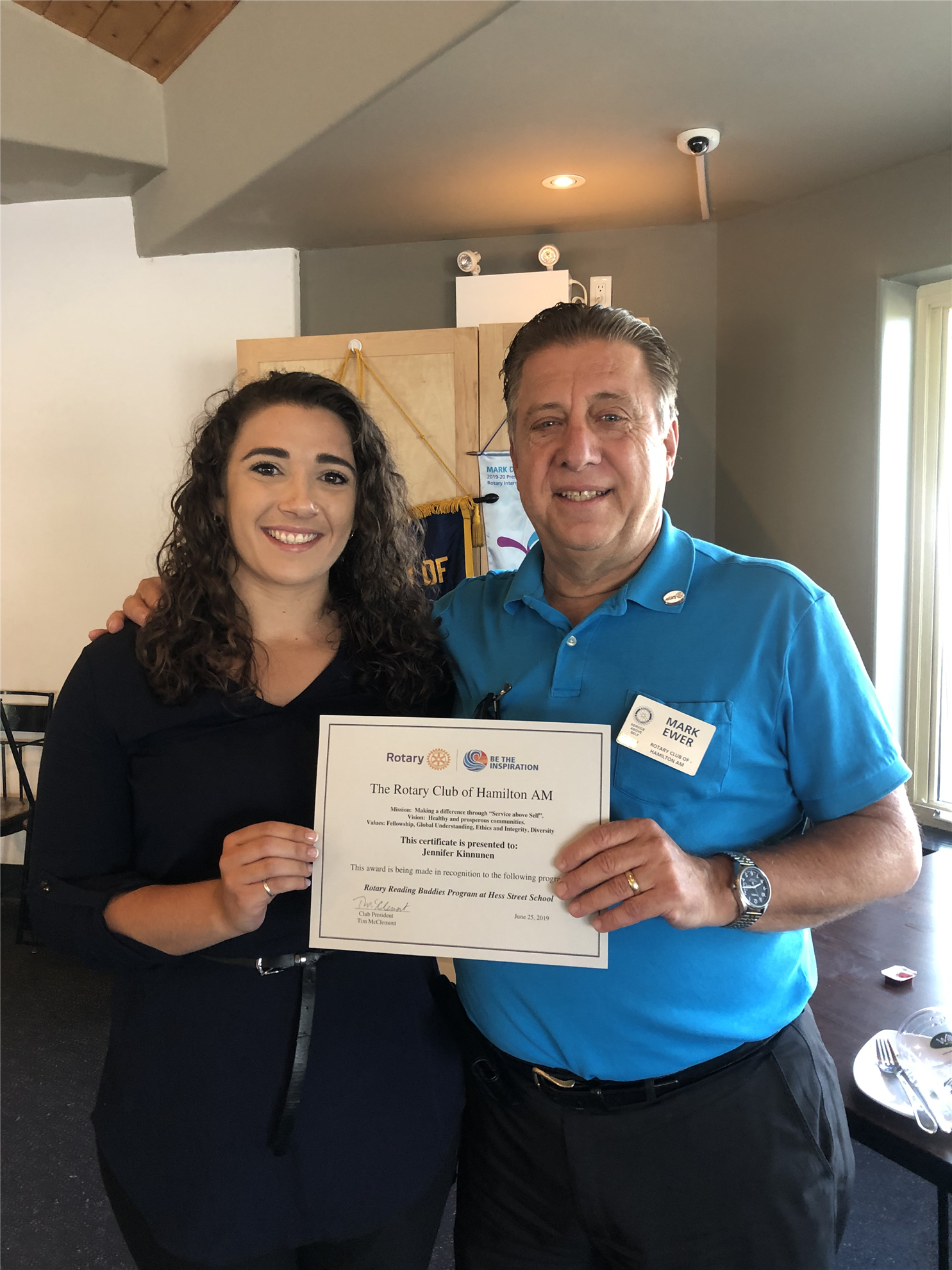 More Reading Buddy Recognition | Rotary Club of Hamilton AM