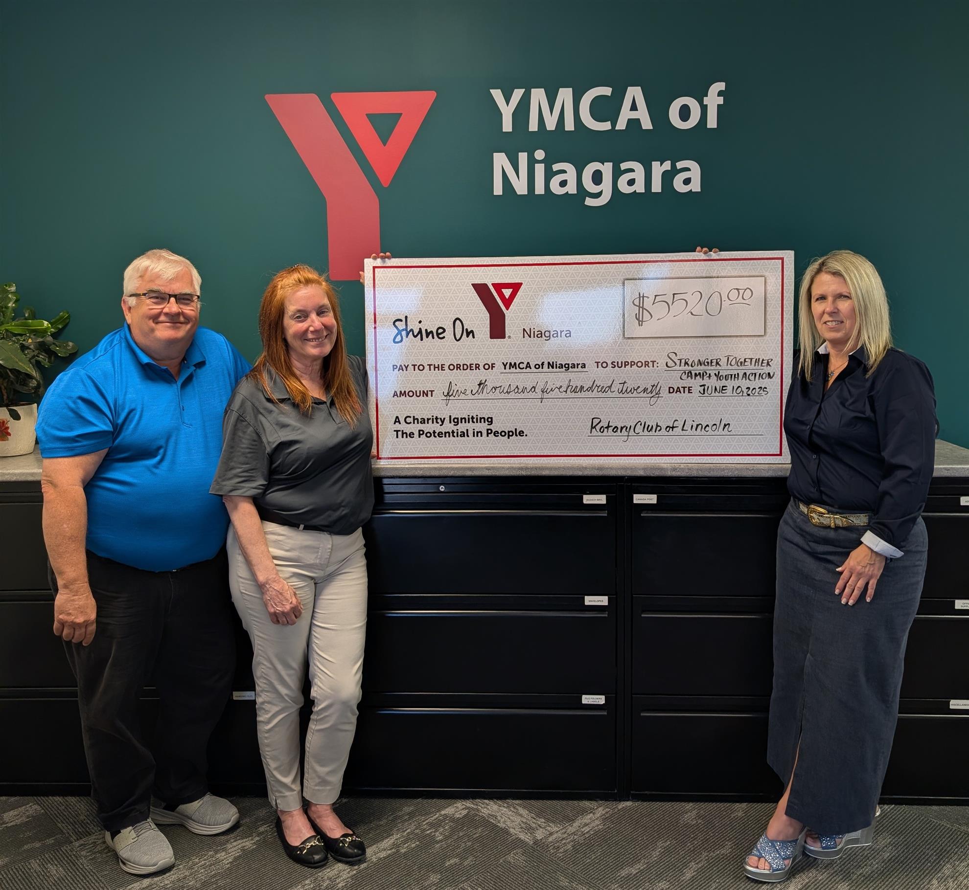 YMCA Donation | Rotary Club of Lincoln