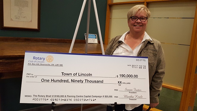 Big Cheque Presentation | Rotary Club of Lincoln