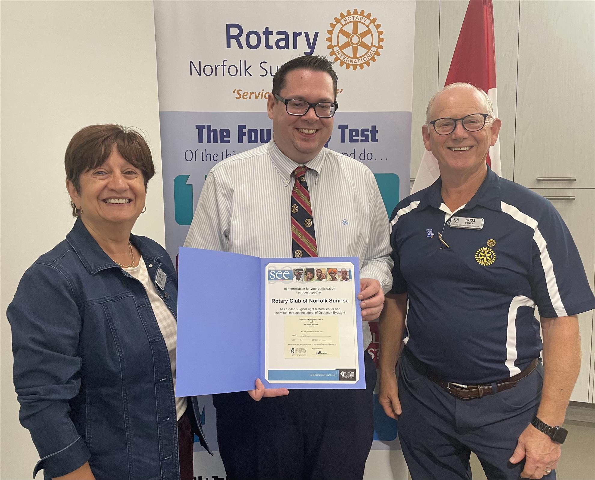 Guest Speaker 16 Sep '25 - District Governor Visit - Aaron Carlson ...