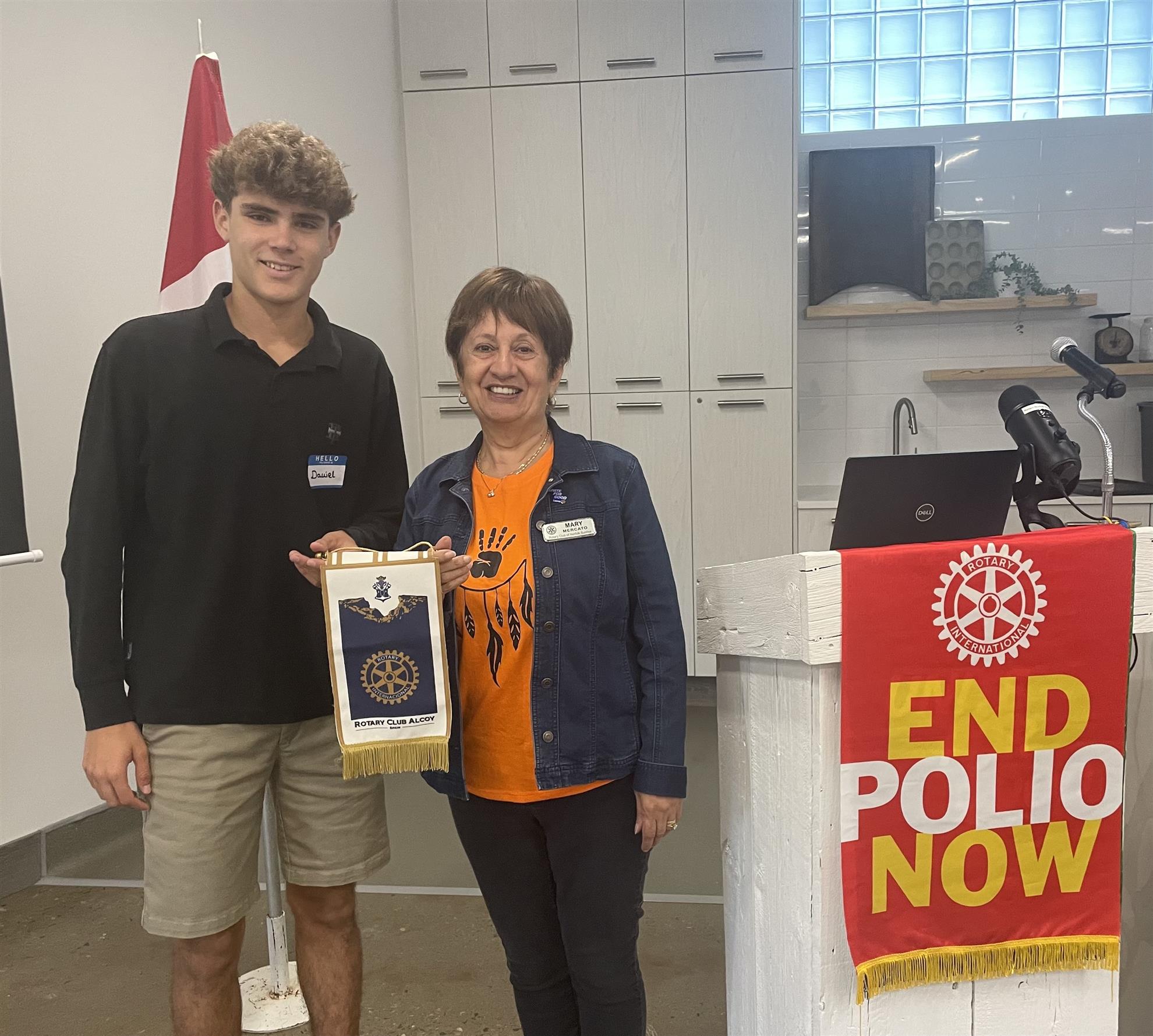 Inter-Club Pennant Presentation | Rotary Club of Norfolk Sunrise
