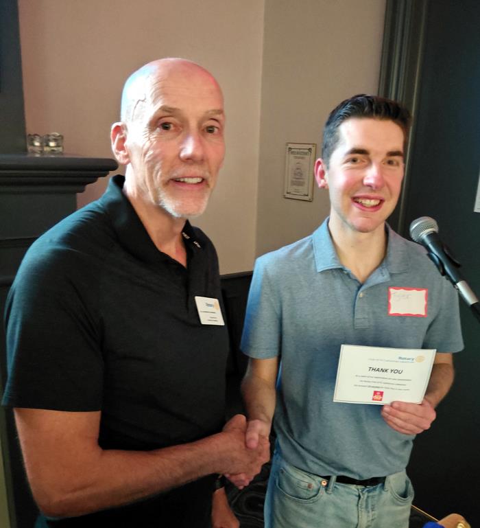 Tyler Snure on the Importance of Reading | Rotary Club of St ...