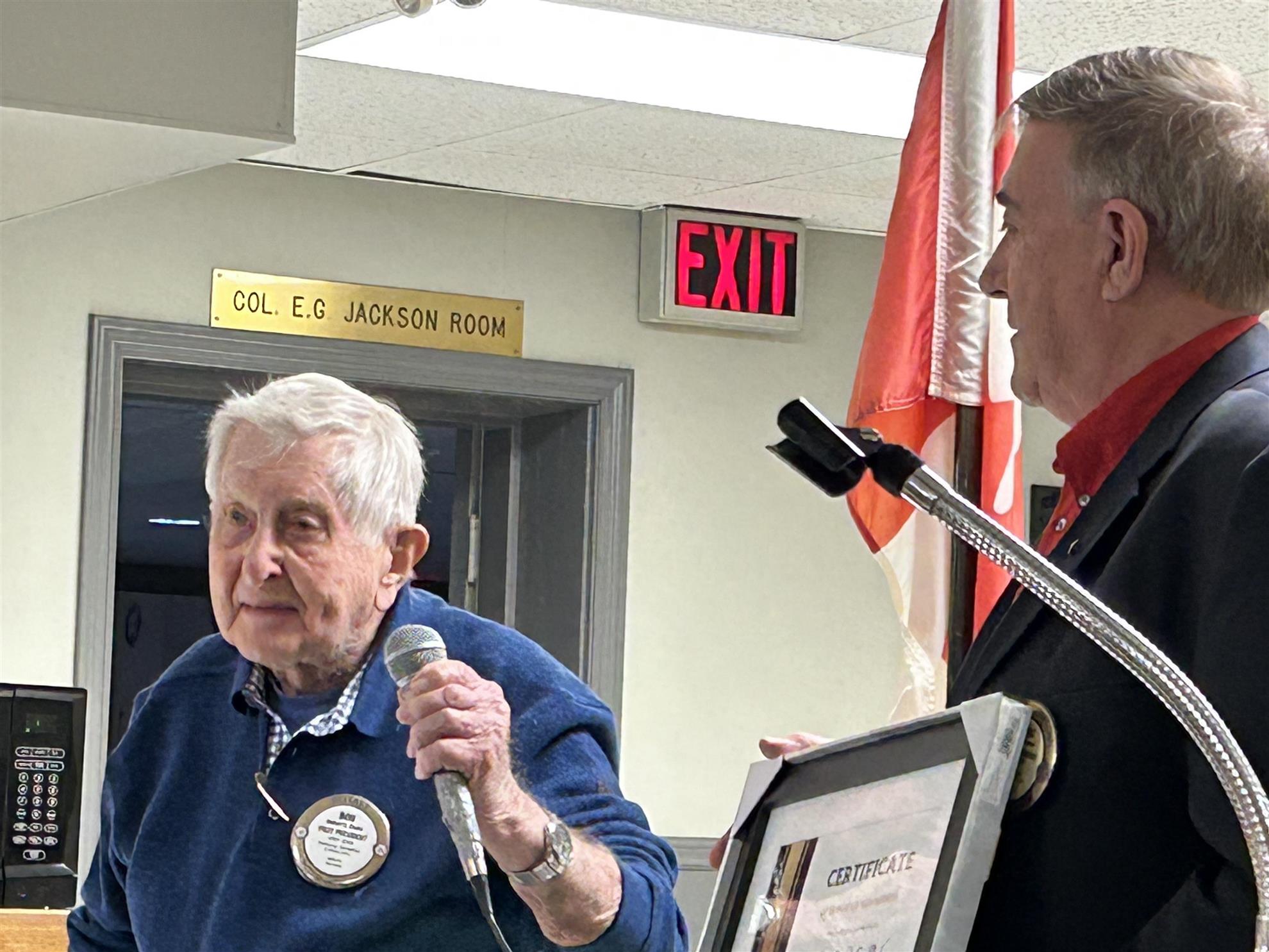Bob Perks Awarded Honourary Membership | Rotary Club of Simcoe