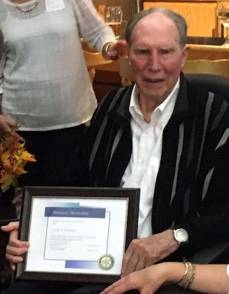 Our George Renshaw Is 100! | Rotary Club of Simcoe
