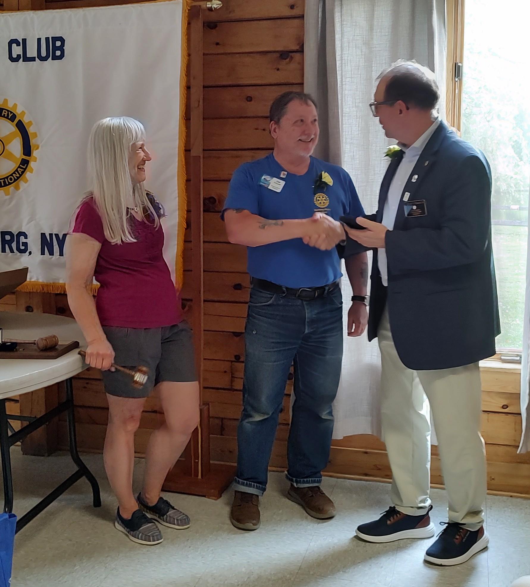 Timothy Staube Inducted as President | Rotary Club of Hamburg