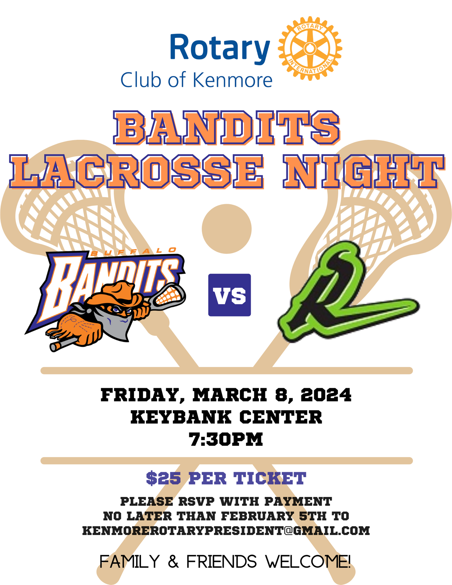 Rotary Buffalo Bandits Night | Rotary Club of Kenmore
