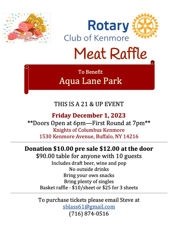 Kenmore Rotary Meat Raffle | Rotary Club of Kenmore
