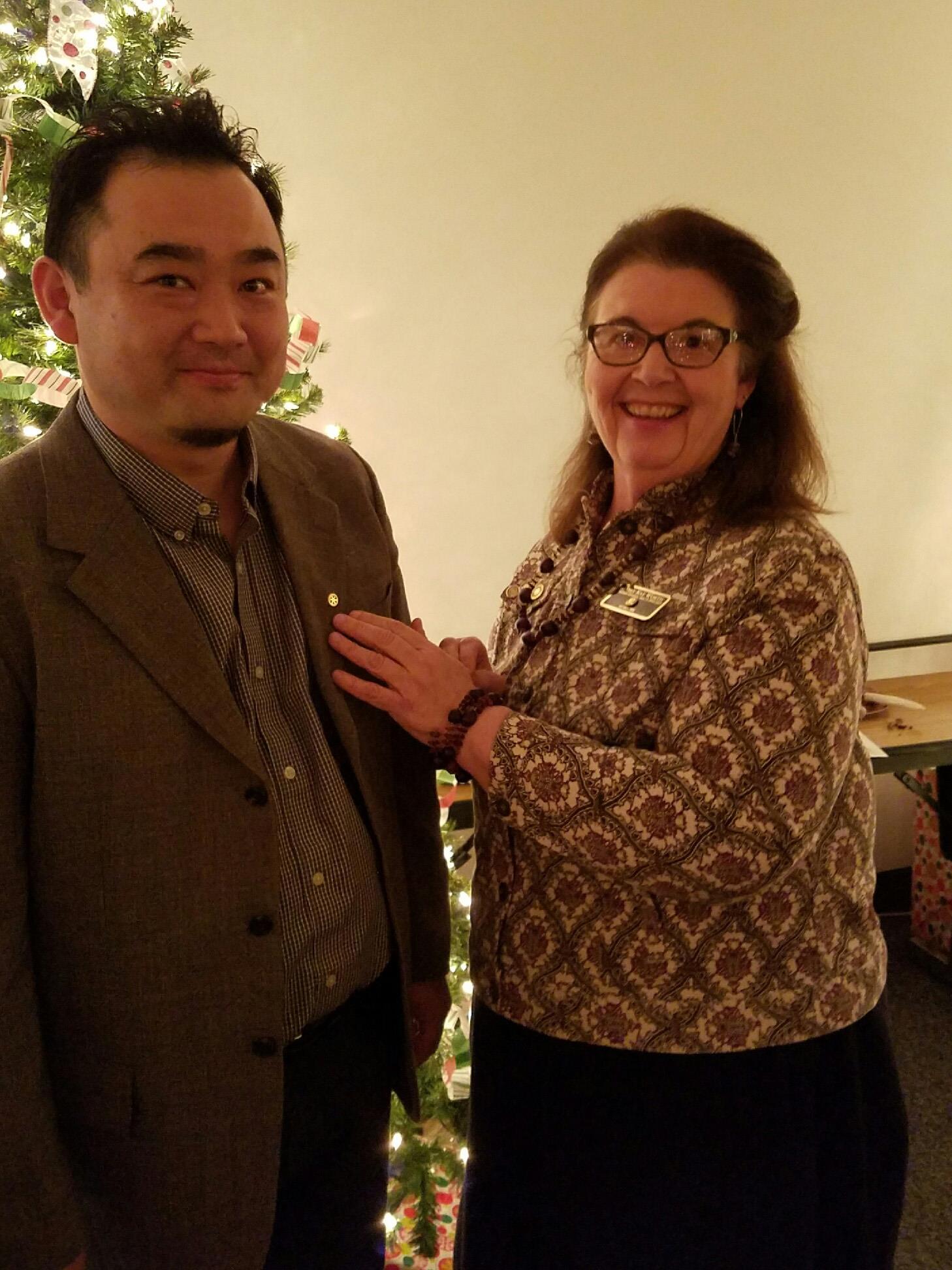 NEW MEMBER INDUCTIONS - Rin Wada & Rick Esposito - OLEAN ROTARY IS ON A ...