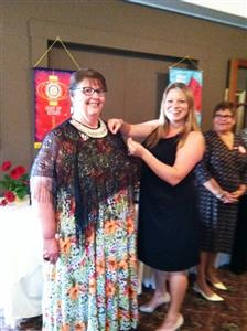 Induction of Mary Kay Worth - FY24/15 President | Rotary Club of Olean ...