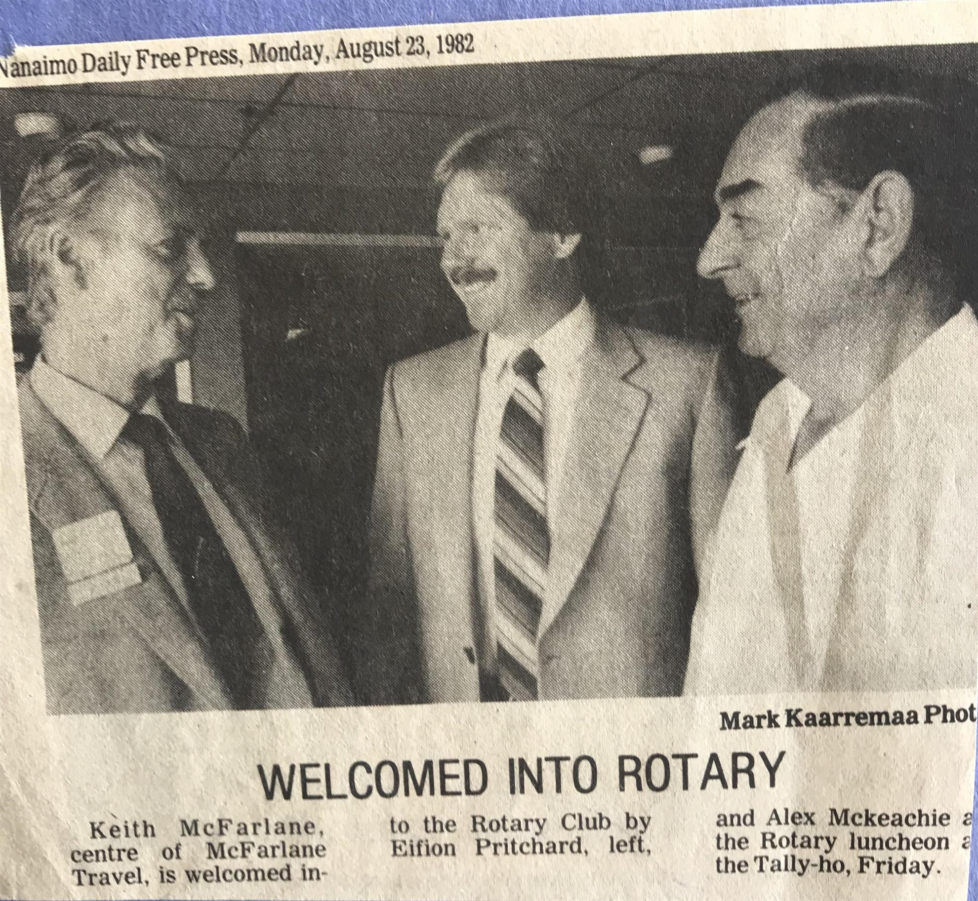 Rotary Flashback | Rotary Club of Nanaimo