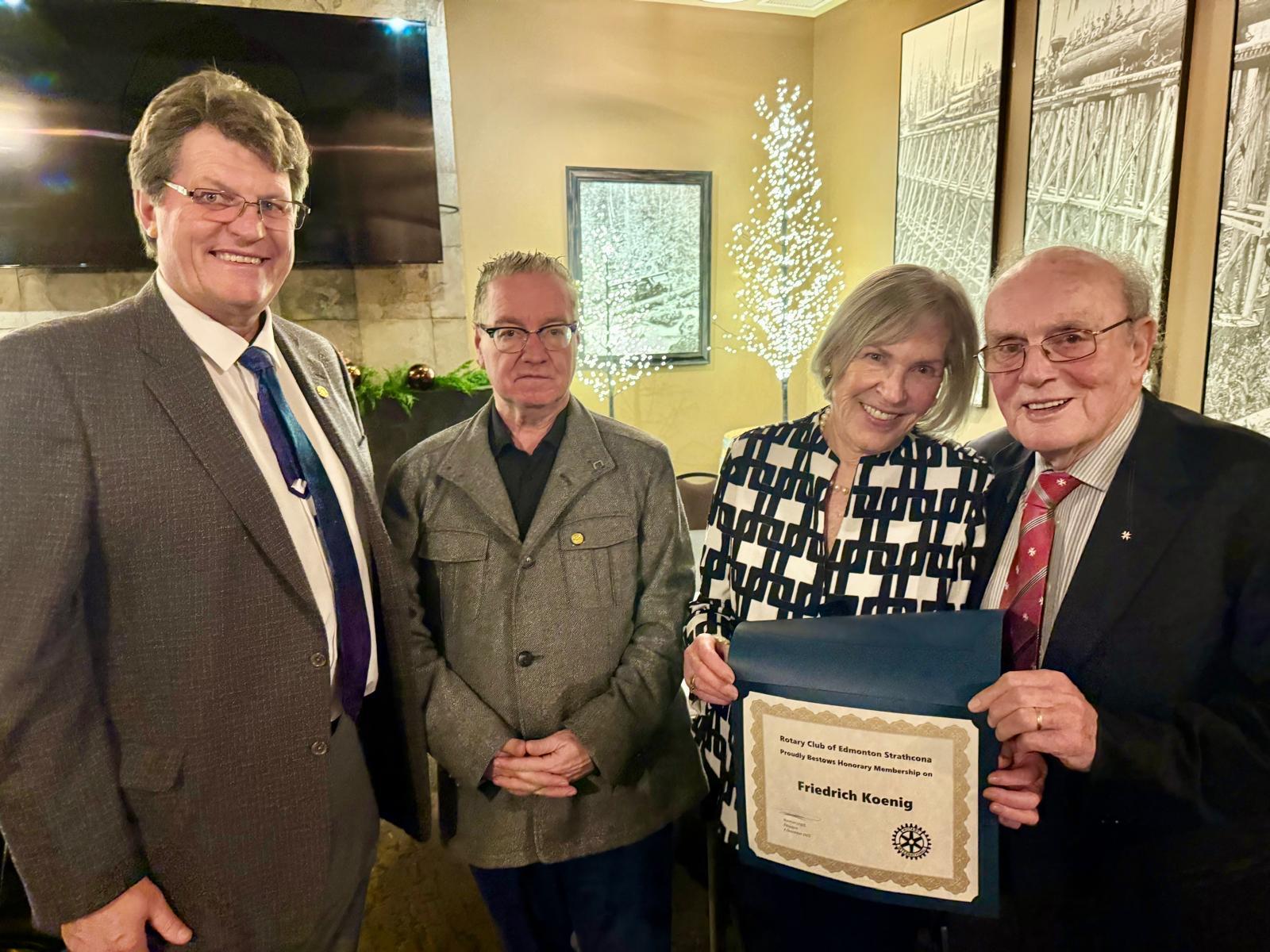 New Honorary Members | Rotary Club of Edmonton Strathcona
