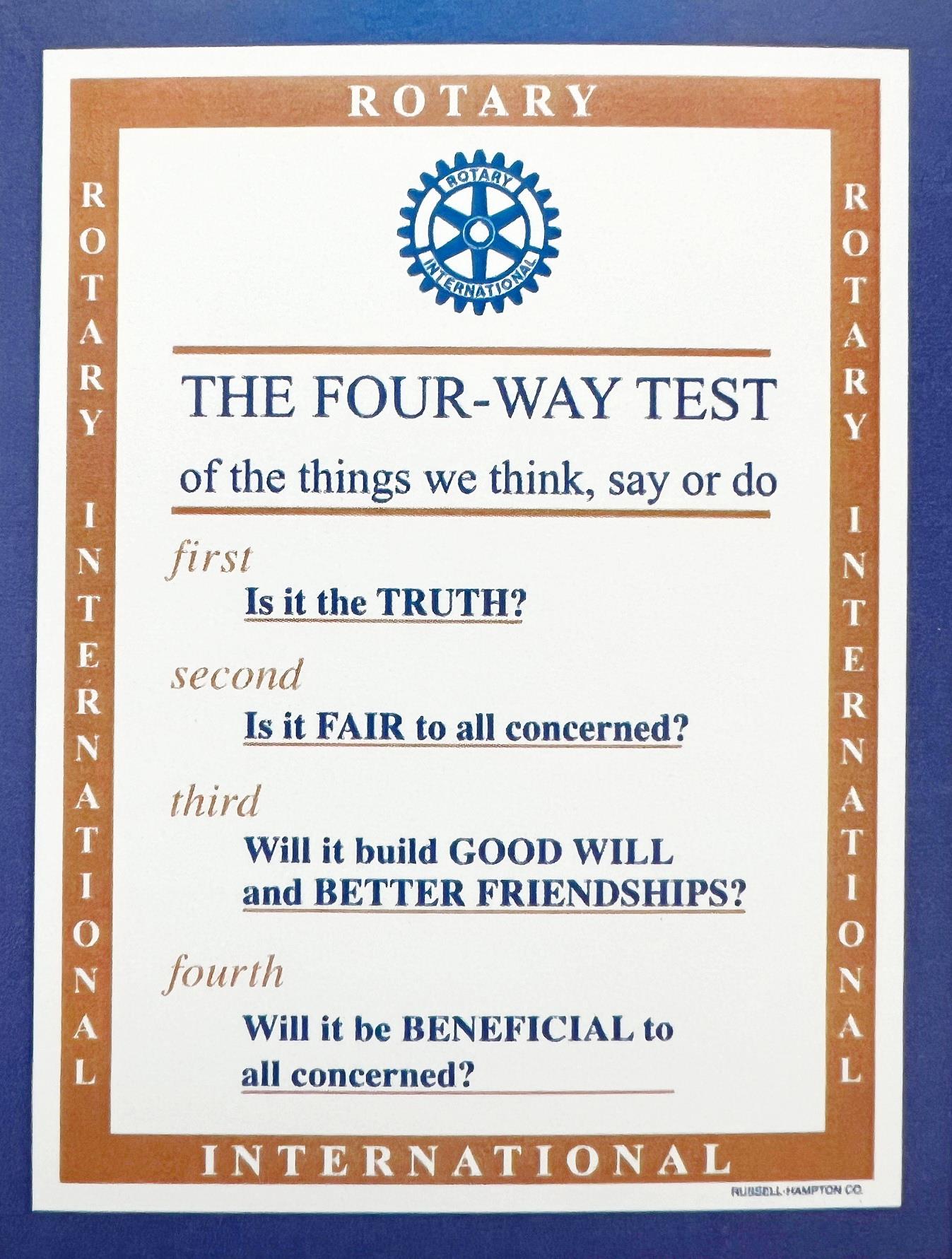 4-Way Test | Rotary Club of Edmonton Strathcona