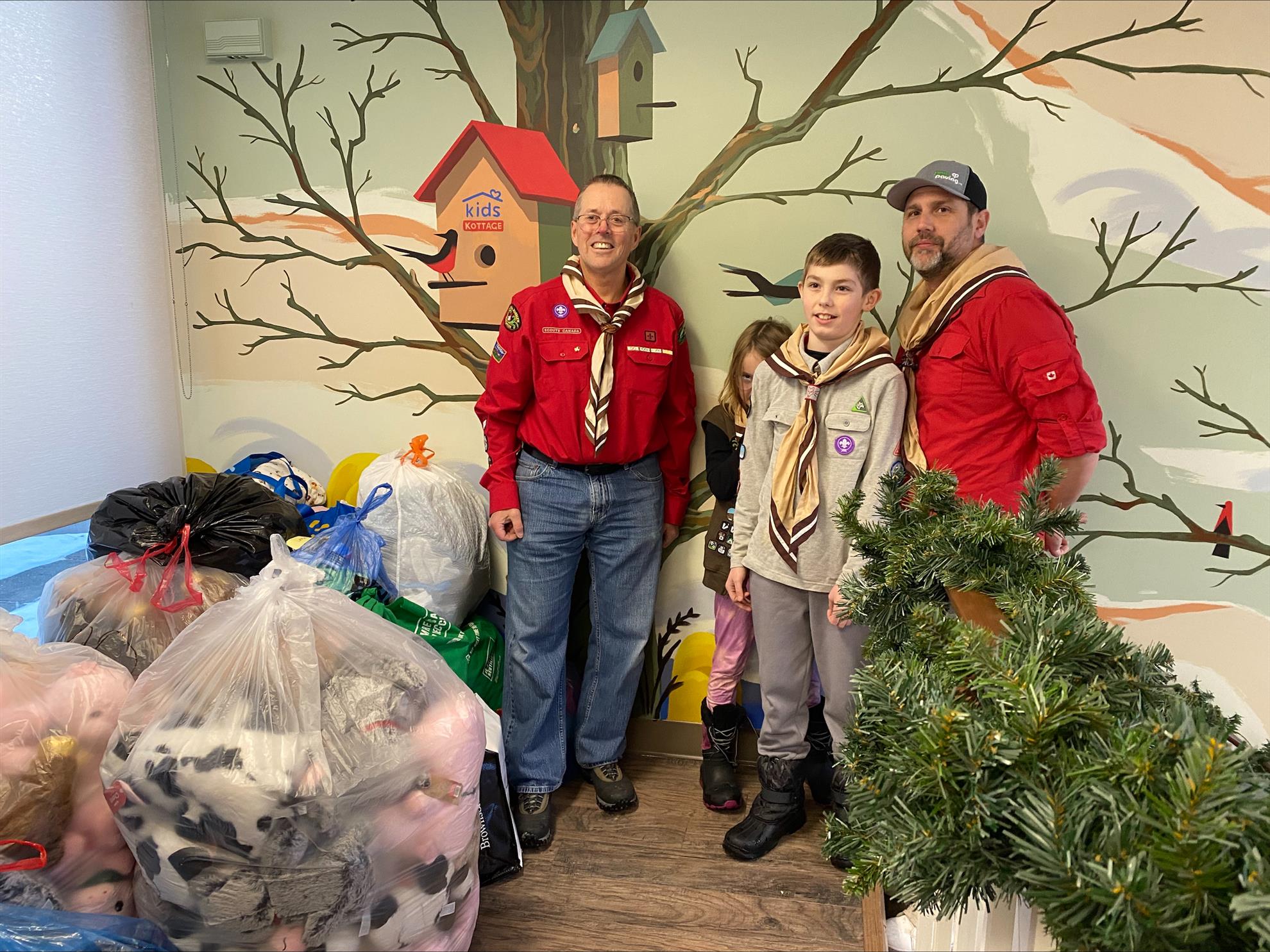 Rosslyn Scouts Donation to Kids Kottage | Rotary Club of Edmonton ...