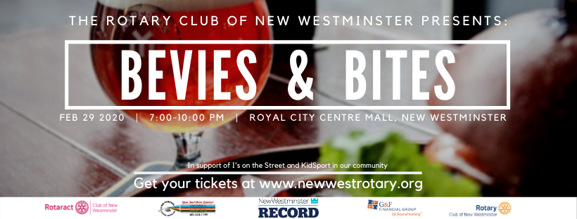 Bevies & Bites 2020 was a success! | Rotary Club of New Westminster