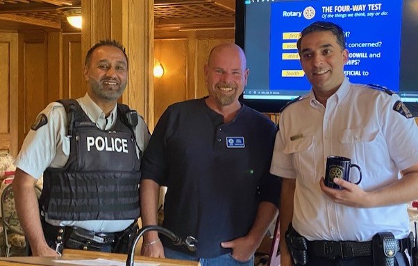 RCMP Superintendent Harm Dosange Visits our Club | Rotary Club of ...