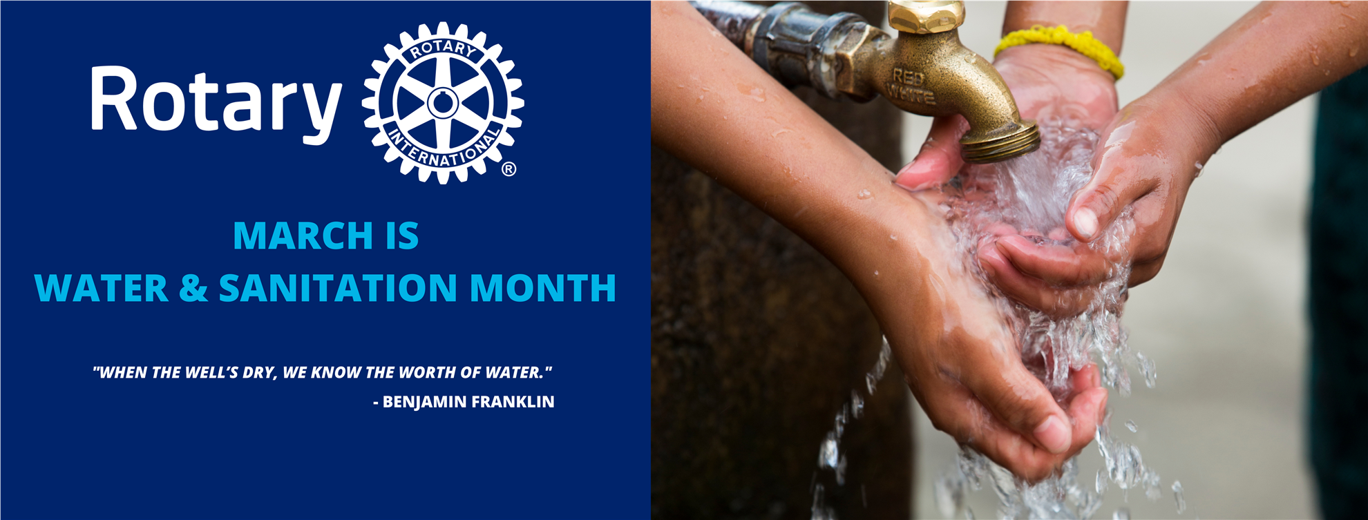 March is Water, Sanitation and Hygiene Month for Rotary | Rotary Club ...