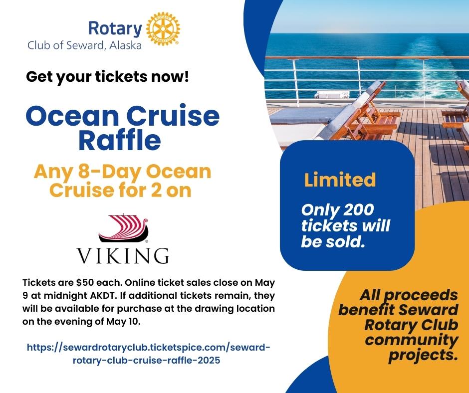 Win an Ocean Cruise Trip of a Lifetime! | Rotary Club of Seward
