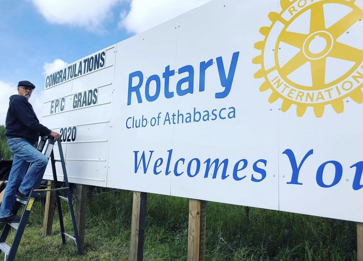 Rotary Welcome Sign | Rotary Club of Athabasca