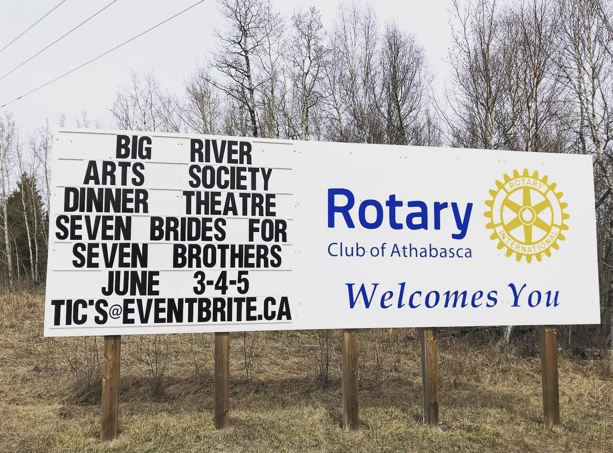 Rotary Welcome Sign | Rotary Club of Athabasca