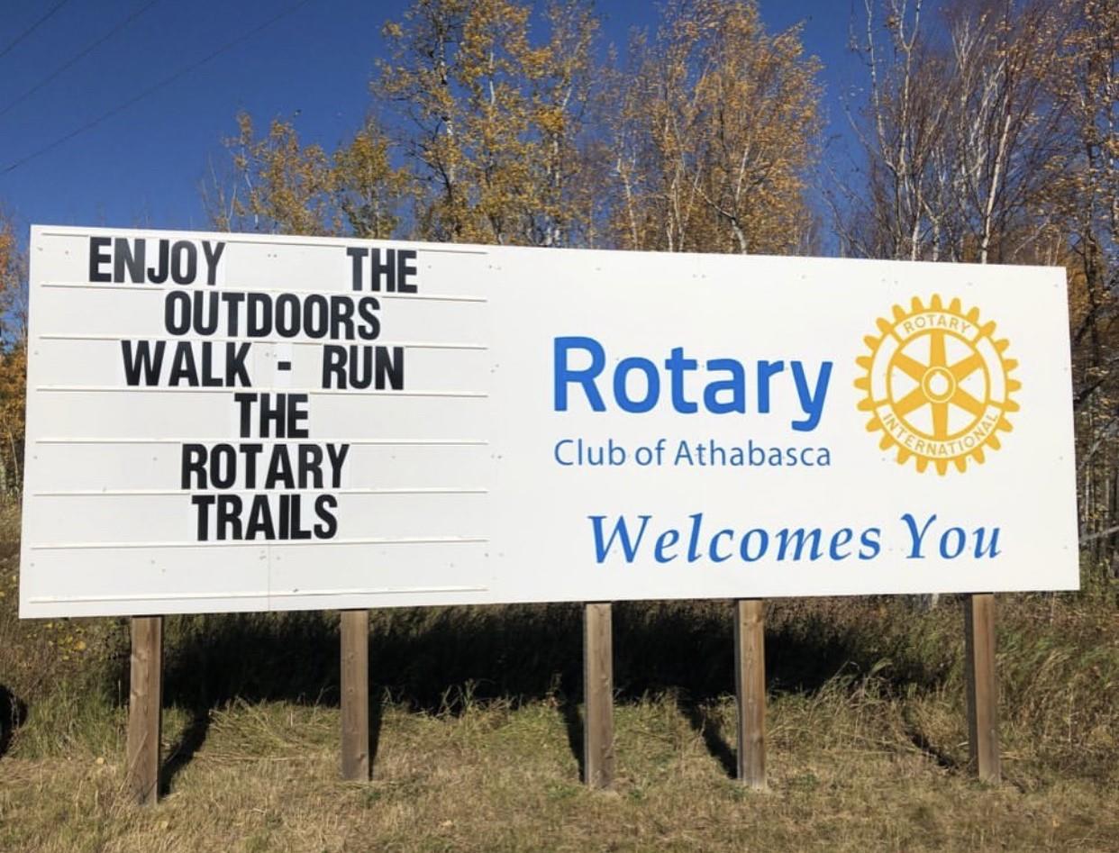 Rotary Welcome Sign | Rotary Club of Athabasca