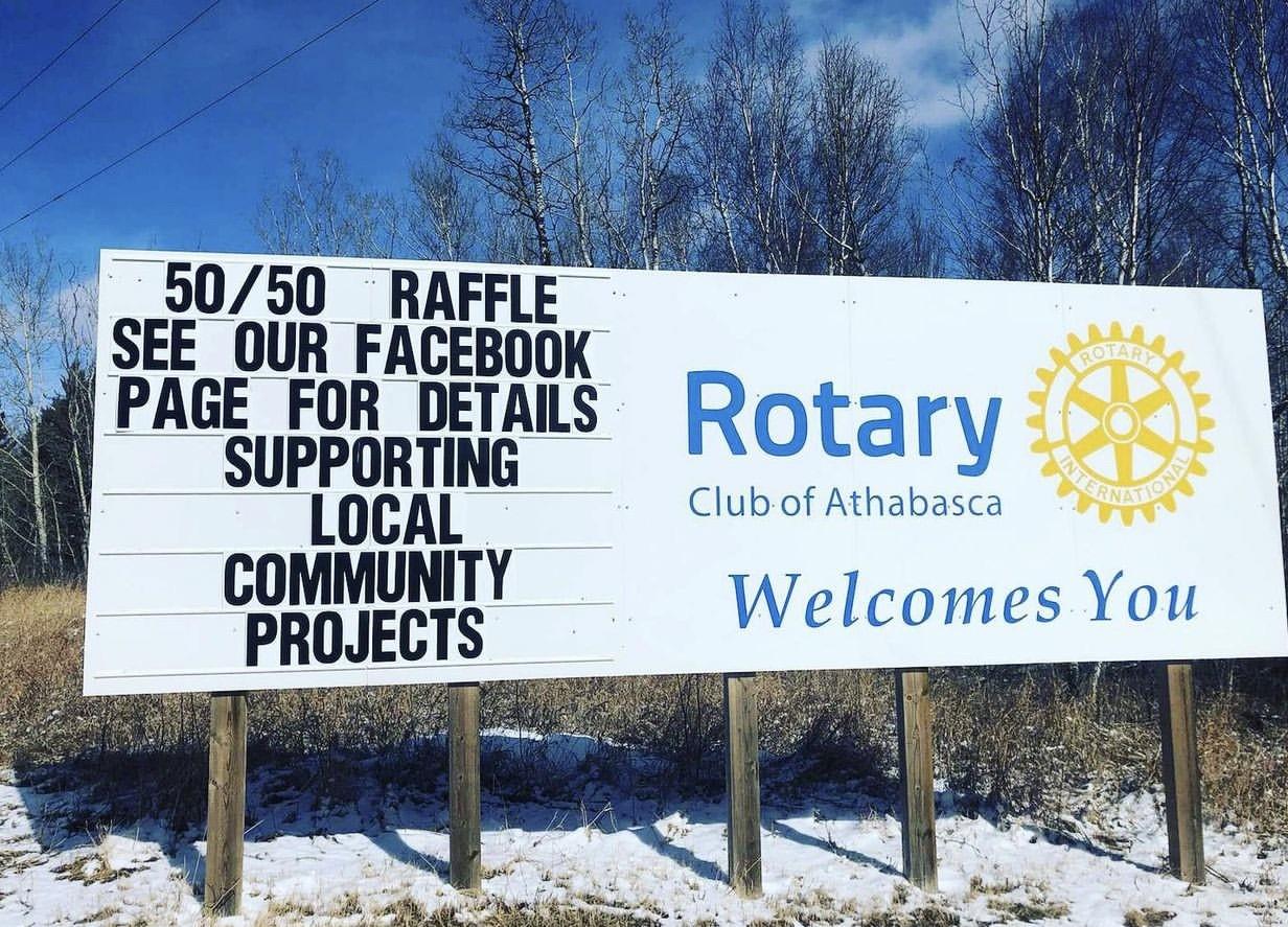 Rotary Welcome Sign | Rotary Club of Athabasca